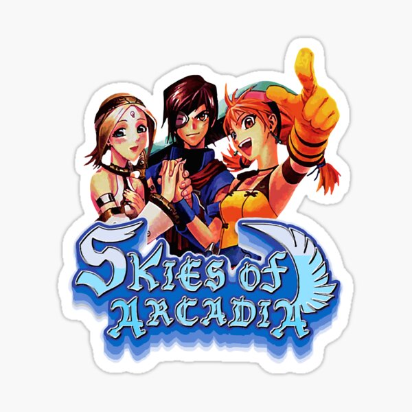 "Skies of Arcadia" Sticker by JacobGardner7 | Redbubble