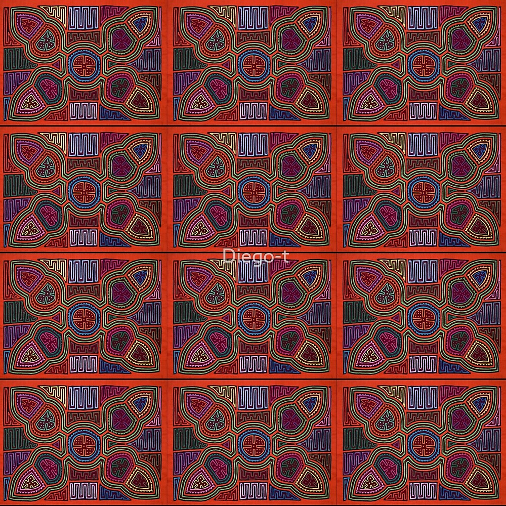 "Kuna Mola Pattern " by Diego-t | Redbubble