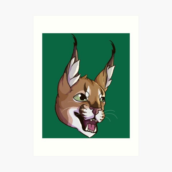 "TRENDING Cool Big Floppa Cat Meme Shirt Design " Art Print for Sale by ...