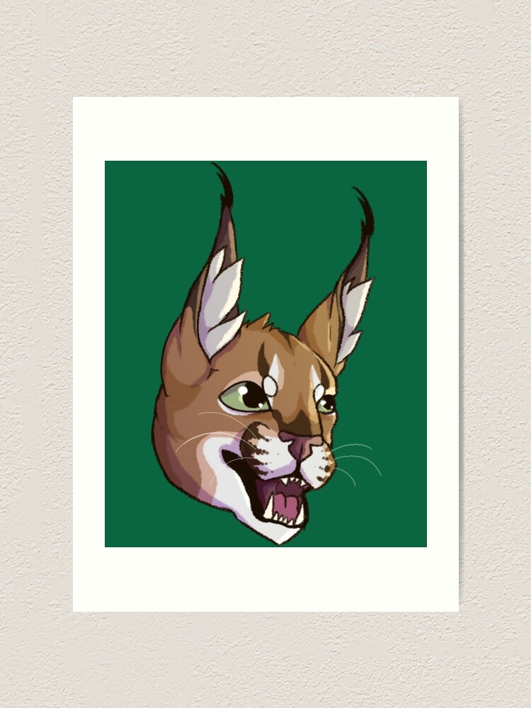 "TRENDING Cool Big Floppa Cat Meme Shirt Design " Art Print for Sale by ...