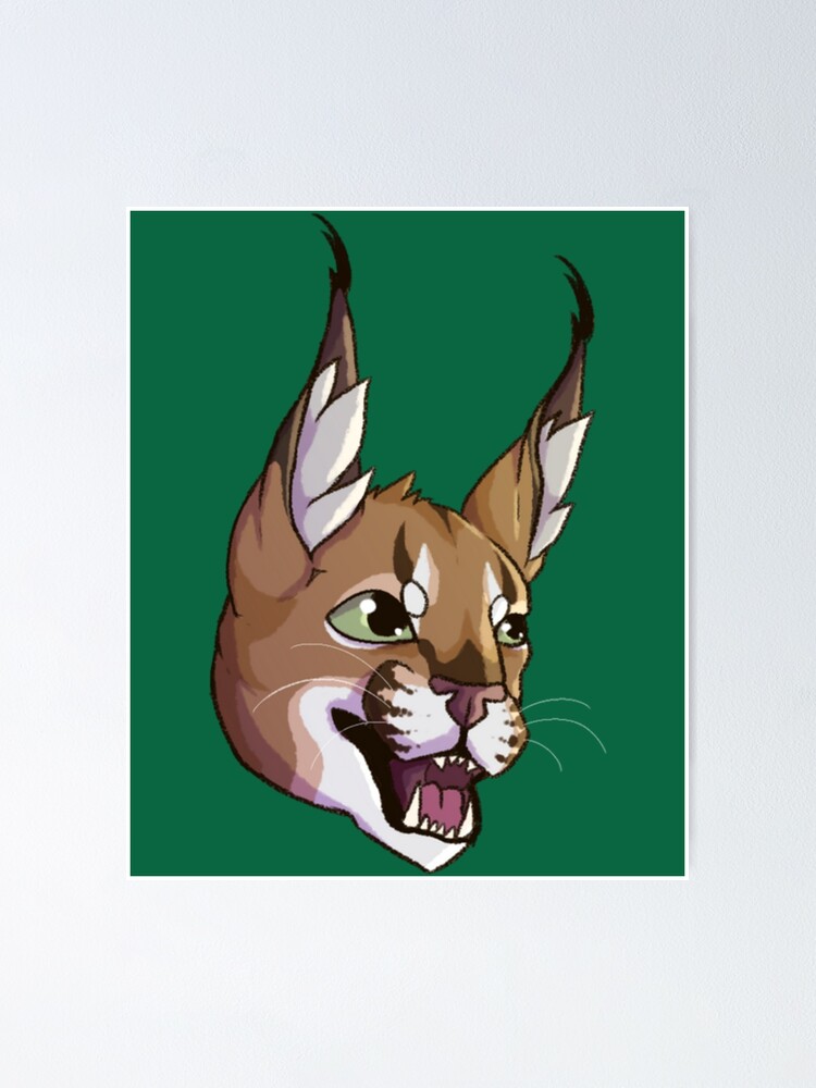 Póster «TENDENCIA Cool Big Floppa Cat Meme Diseño de camiseta» de ...