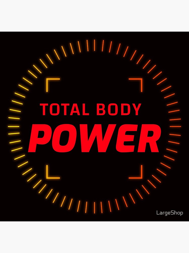 "Total Body Power 3 POWER TRAINING BLCK" Poster for Sale by LargeShop | Redbubble