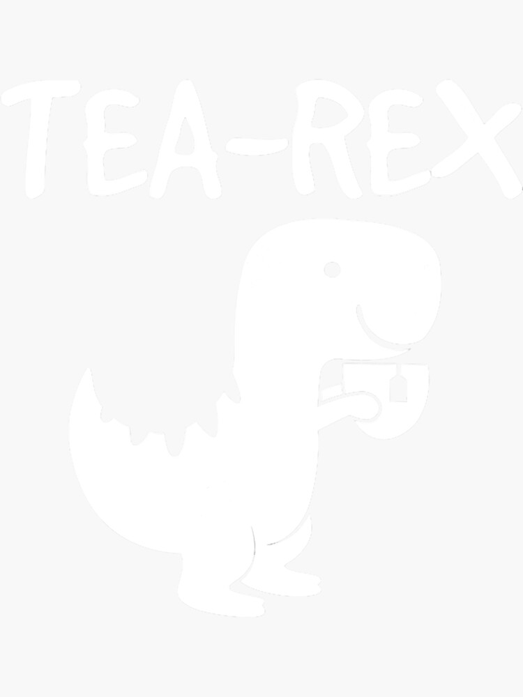 "Tea-Rex Design Trinkender Tyrannosaurus Dinosaurier Scherzspaß ...