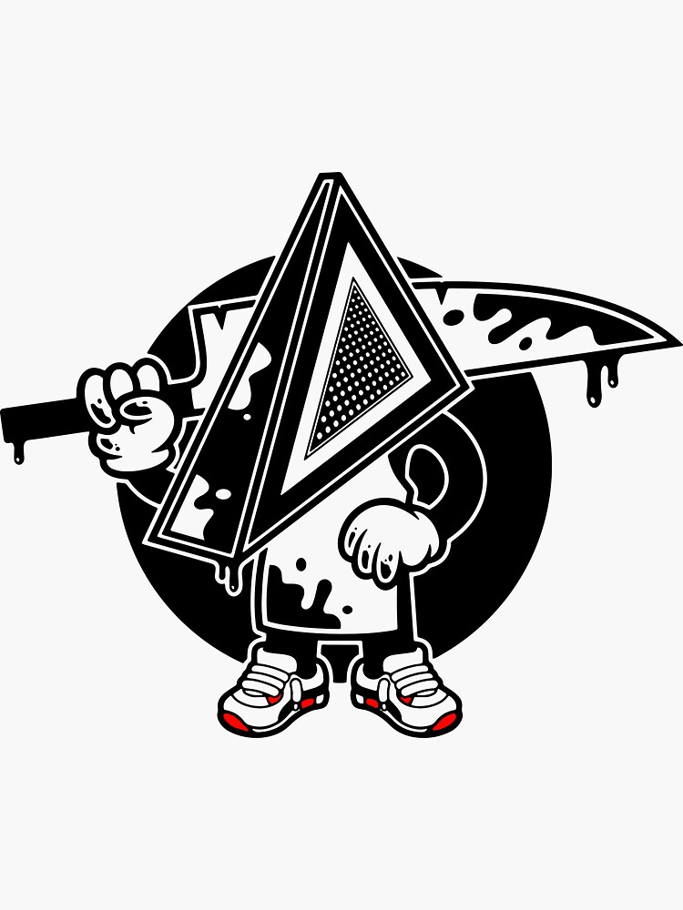 "pyramid head" Sticker for Sale by Timothyaneuri | Redbubble
