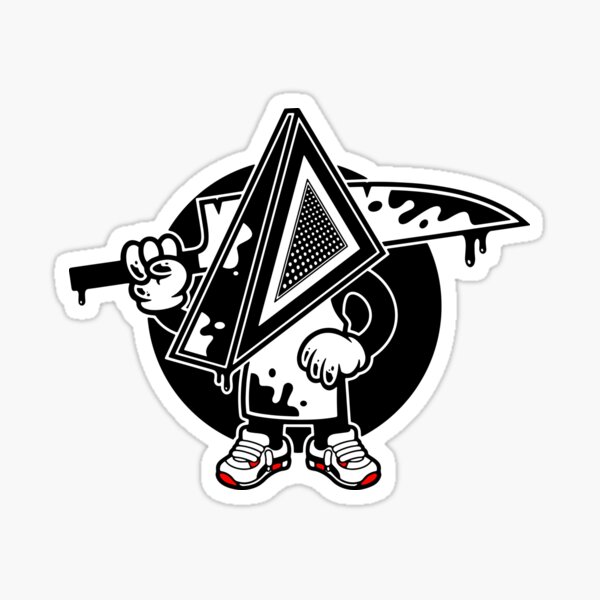 "pyramid head" Sticker for Sale by Timothyaneuri | Redbubble