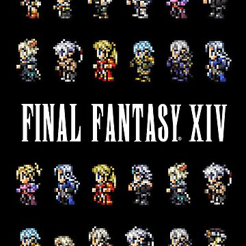 "Final Fantasy XIV 14 - Sprites PIXEL SPRITE" Classic T-Shirt for Sale ...