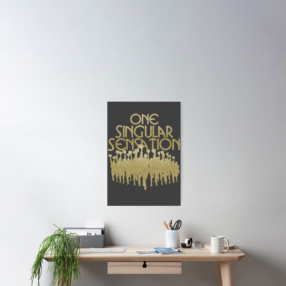 "One Singular Sensation | A Chorus Line" Poster for Sale by aimee-draws ...