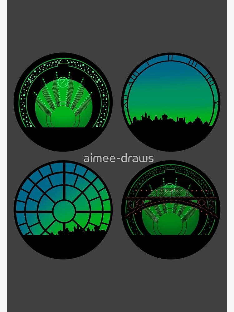 "Wicked | Set Circles" Art Print for Sale by aimee-draws | Redbubble