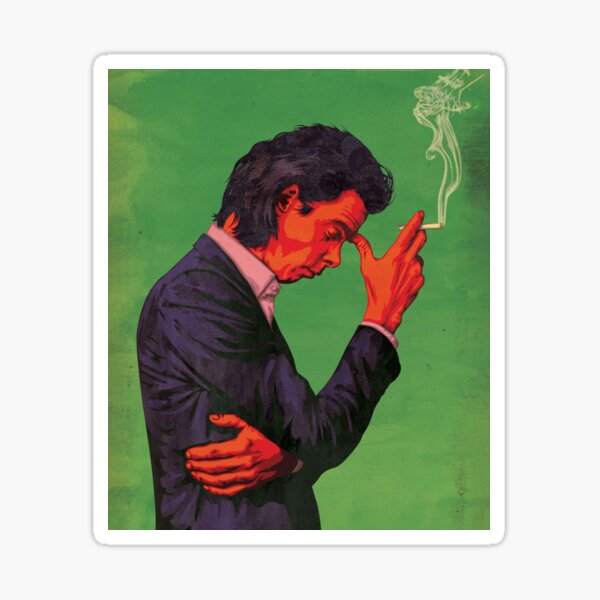 "Nick Cave" Sticker by Chancefc847e | Redbubble