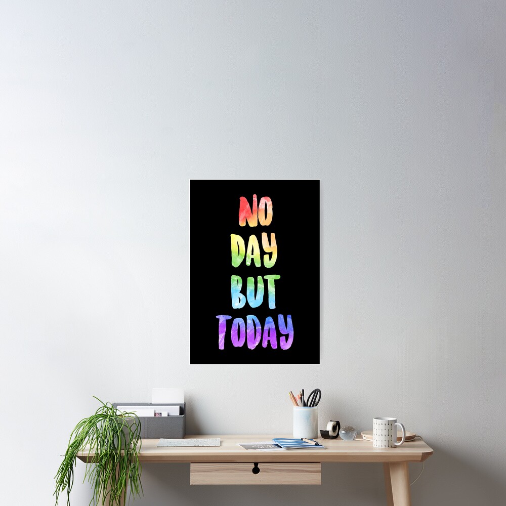 "No Day But Today | RENT" Poster for Sale by aimee-draws | Redbubble