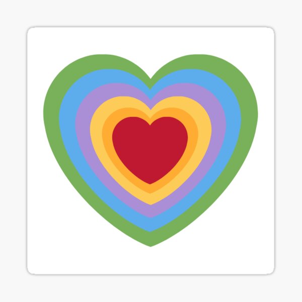 "HEARTS" Sticker for Sale by Aall-eexx | Redbubble