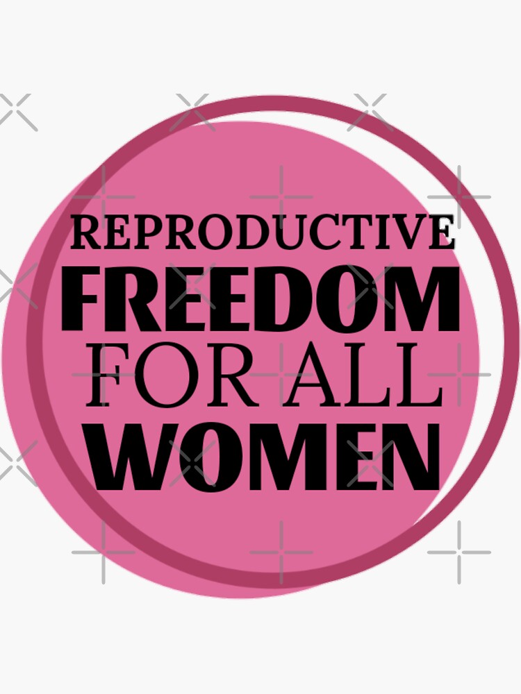 " Reproductive rights, pro roe" Sticker for Sale by Heba44 | Redbubble