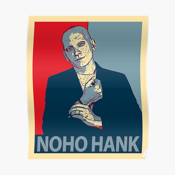 "Noho Hank Barry" Poster for Sale by Hornetdesign | Redbubble