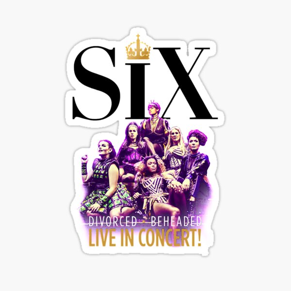 "Music Vintage Six The Musical Gifts Music Fan" Sticker by ...