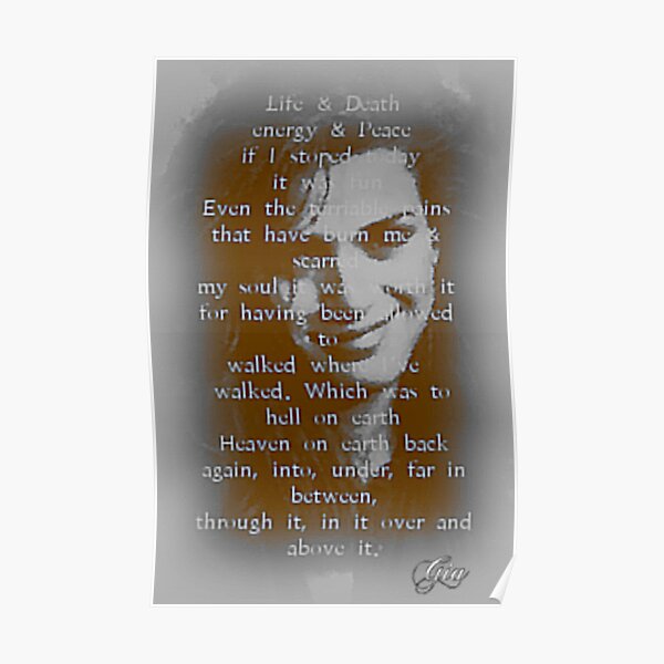 "gia" Poster by NOwhereNOW | Redbubble