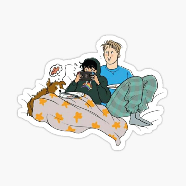 "heartstopper charlie " Sticker for Sale by ShannonMilks3 | Redbubble