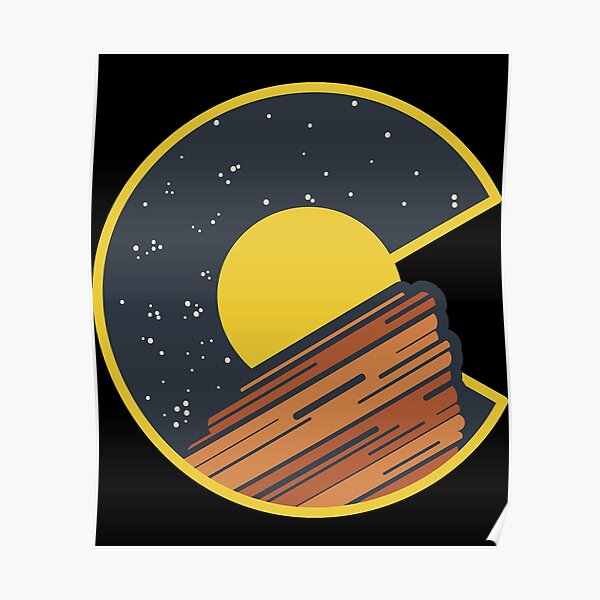 "Red Rocks Colorado Sticker" Poster for Sale by BrennaRossi | Redbubble