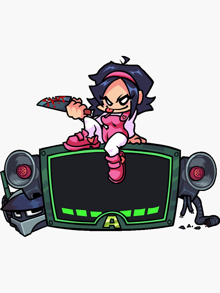 "Nene - Picos Schule FNF (Friday Night Funkin) T-Shirt / Aufkleber ...