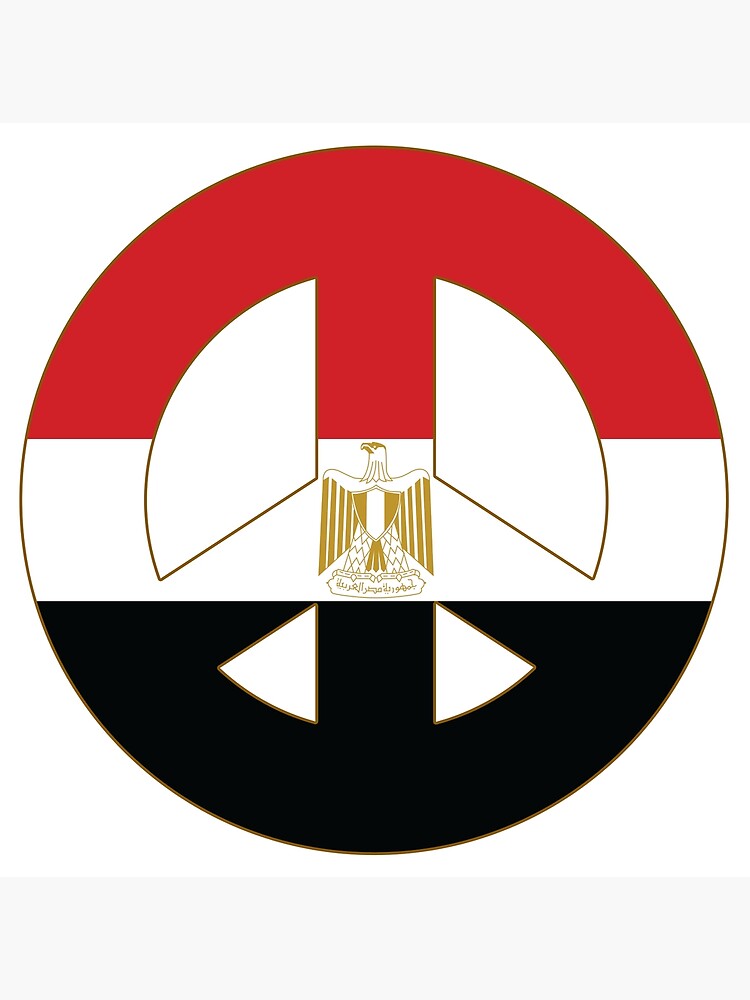 "Egyptian Peace Symbol" Poster by wickedcartoons | Redbubble
