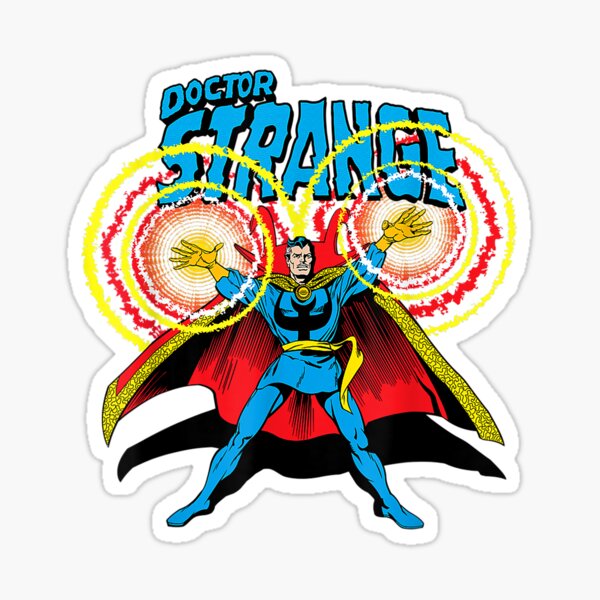 "Strange-Retro Comic Art " Sticker by grannyjjd806 | Redbubble