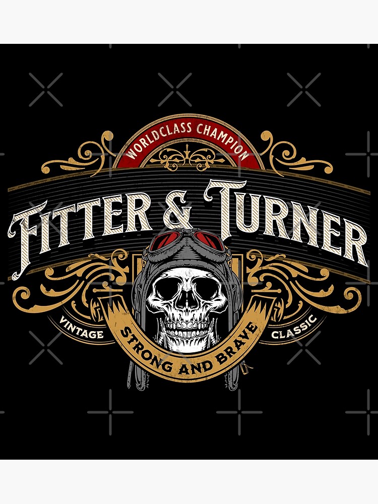 "Fitter And Turner - Worldclass Champion Design" Poster for Sale by SchittsMerch | Redbubble