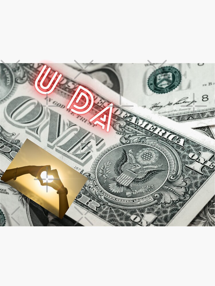 "U DA ONE" Sticker by MaxManN1 | Redbubble