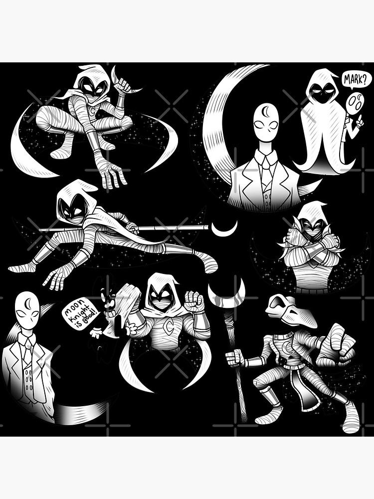 "Jake Lockley Steven Grant Marc Spector Khonshu Mr Knight" Poster for ...