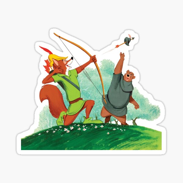 "Robin Hood" Sticker for Sale by UnderOneSky | Redbubble