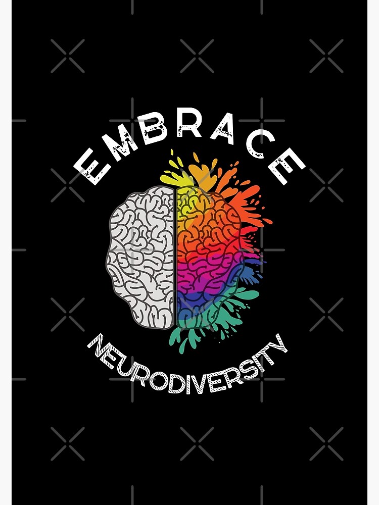 "Embrace Neurodiversity - Celebrate The Spectrum" Poster for Sale by ...