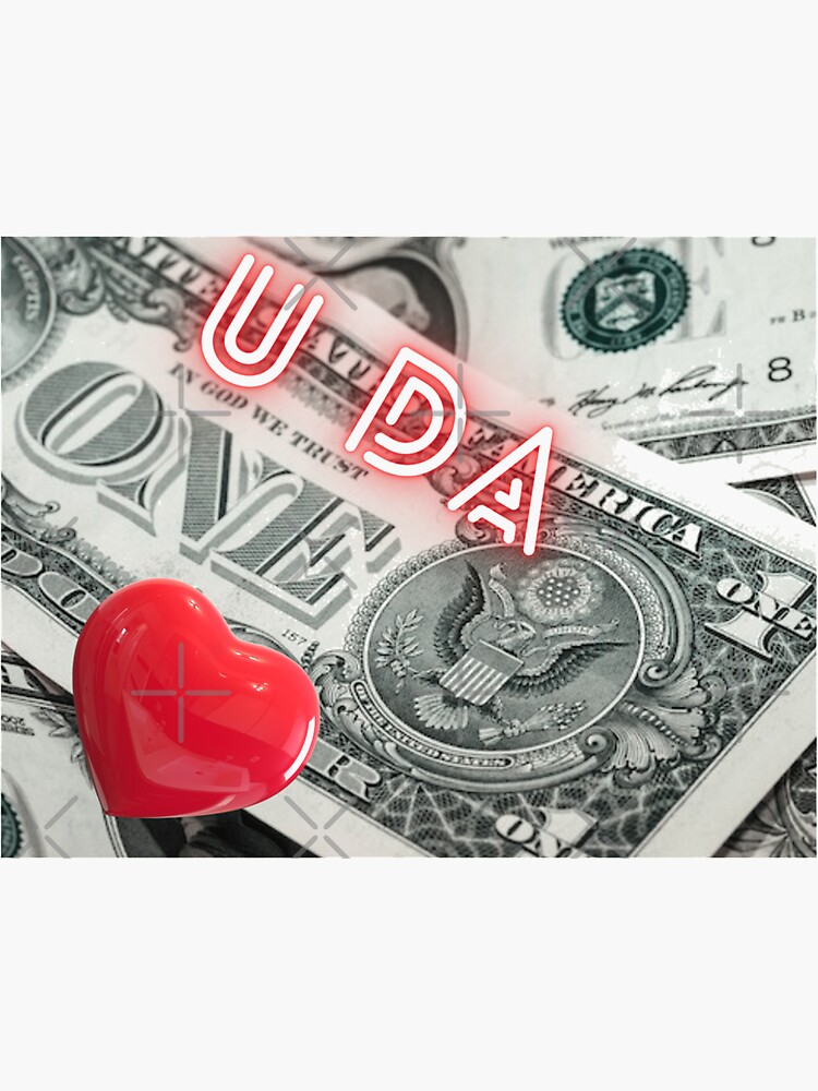 "U DA ONE" Sticker for Sale by MaxManN1 | Redbubble