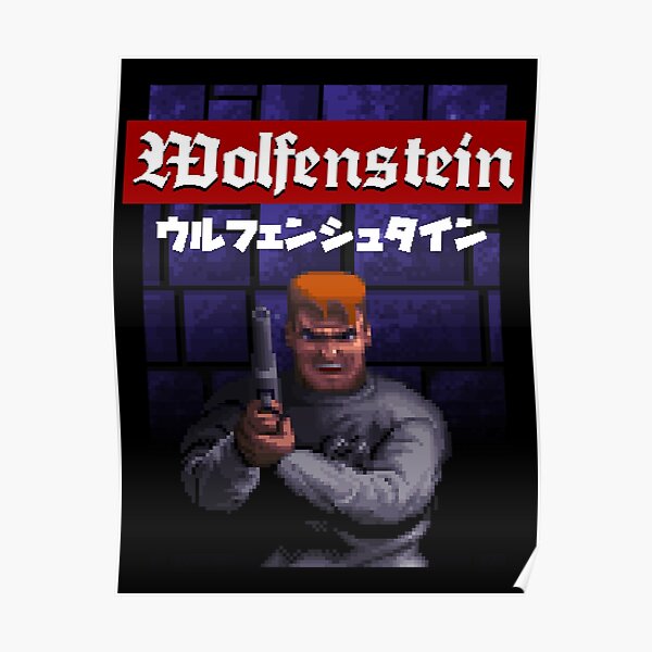 "Wolfenstein" Poster for Sale by bootlegfactory | Redbubble