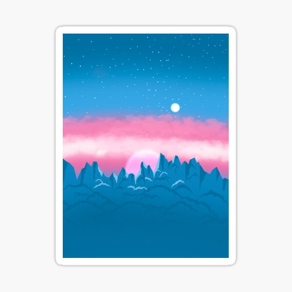 "Subtle trans flag" Sticker by emmaffion | Redbubble