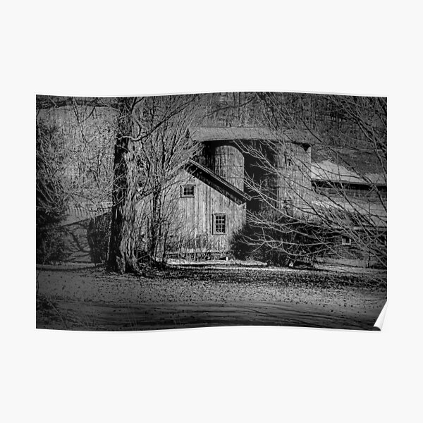 "The old barns out back." Poster by KENDALLMcKERNON | Redbubble