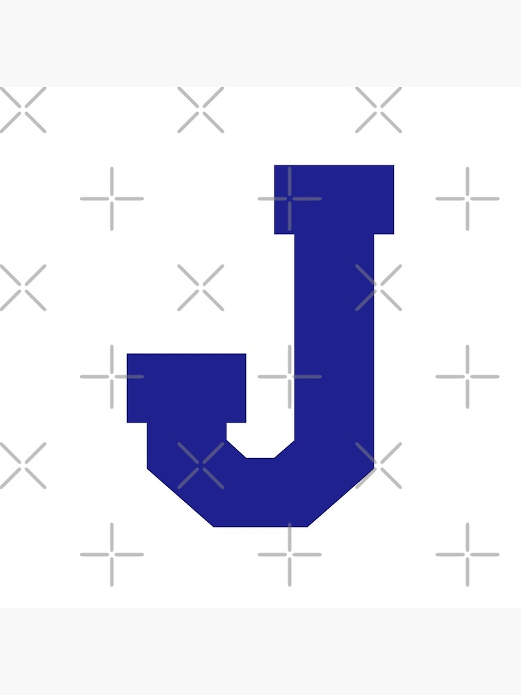"Alphabet, Blue J, Sports letter J" Poster for Sale by TheCultStuff | Redbubble