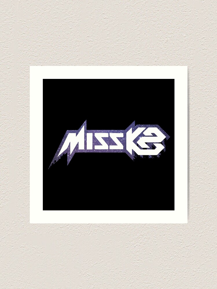 "Awesome Miss K8 Logo" Art Print for Sale by naswerfi | Redbubble