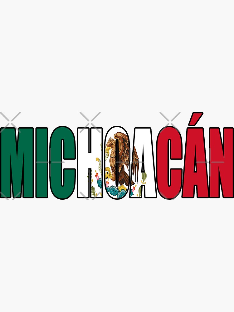 "Michoacan Mexico Mexican Flag State " Sticker by JazzyClothing | Redbubble