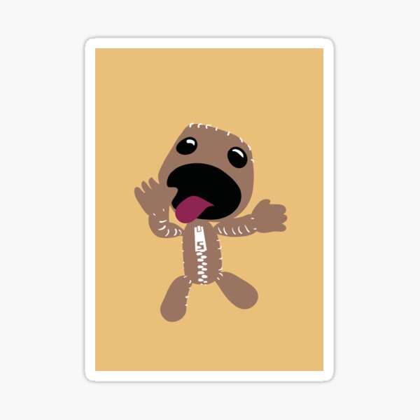 "Kleiner großer Planet Sackboy" Sticker von Anlekstte | Redbubble