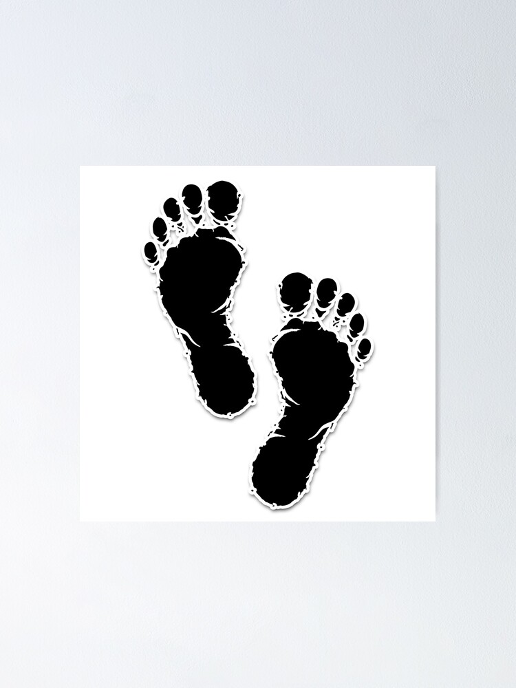 "Feet or foot symbol" Poster for Sale by farhanjq | Redbubble