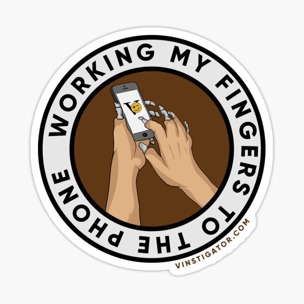 "Downtime Needed?" Sticker for Sale by Vinstigator | Redbubble