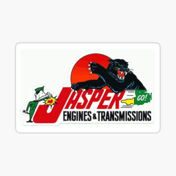 "Jasper Engines" Sticker for Sale by keepcalmandcurl | Redbubble