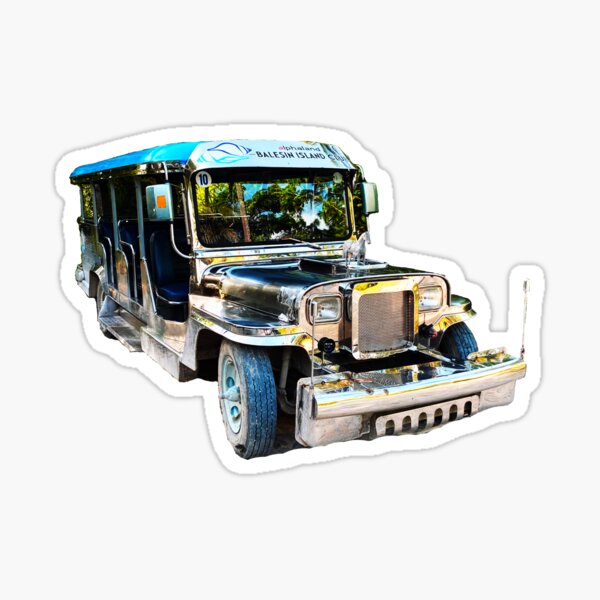 "Pinoy Jeepney Philippines Public Transportation " Sticker by ...
