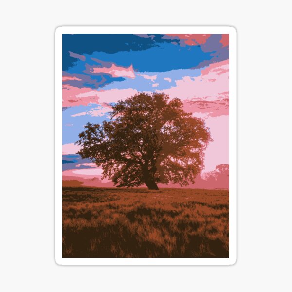 "Tree of Love - Landscape" Sticker for Sale by Aleksander37 | Redbubble