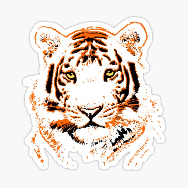 "Tiger" Sticker by sableak | Redbubble
