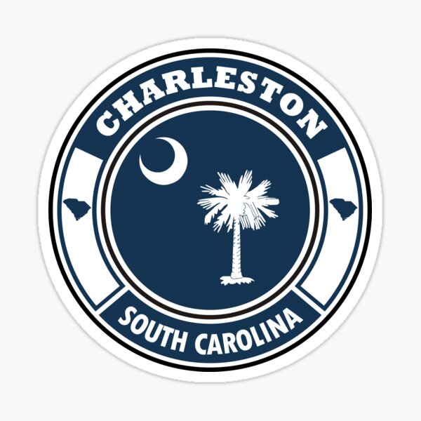 "Charleston South Carolina flag" Sticker by SoulSafe | Redbubble
