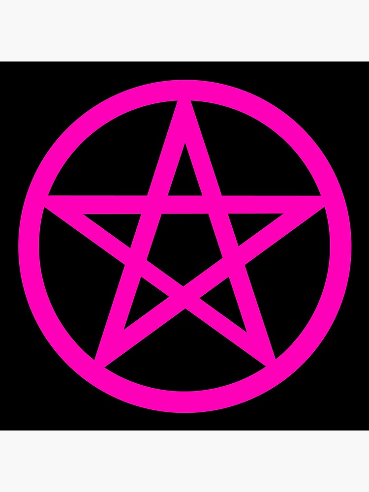 "Pink Pentacle" Poster by Nekrotikk | Redbubble