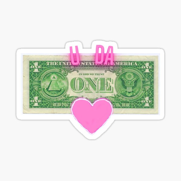 "U Da One" Sticker for Sale by Rokisha | Redbubble