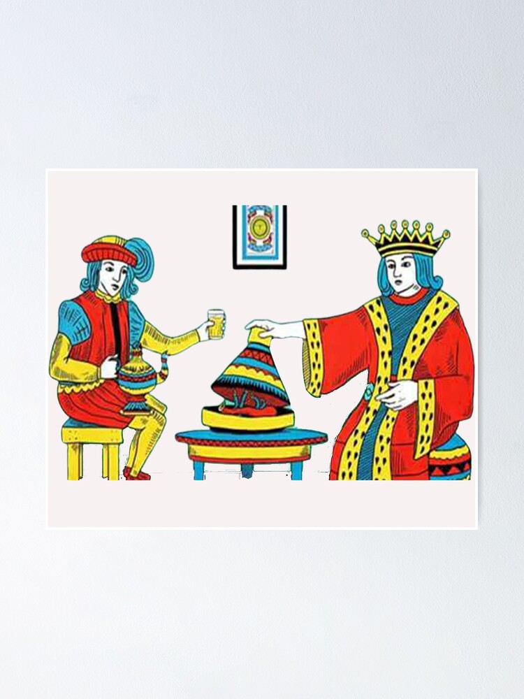 " Moroccan card game Ronda Baraja" Poster for Sale by INASALAESHOP ...