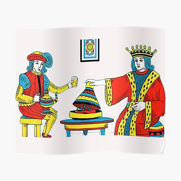 " Moroccan card game Ronda Baraja" Poster for Sale by INASALAESHOP ...