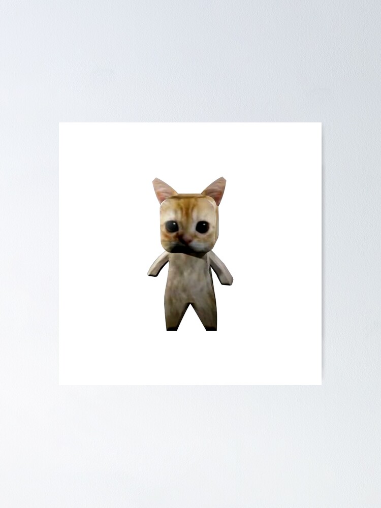 "El Gato 3D Cat Meme" Poster by fredlaxer | Redbubble