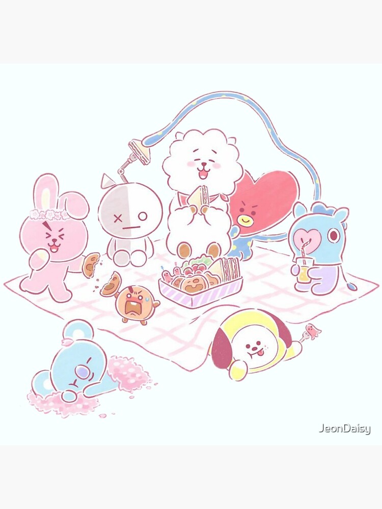"BT21 Baby Cute picnic" Poster for Sale by JeonDaisy | Redbubble